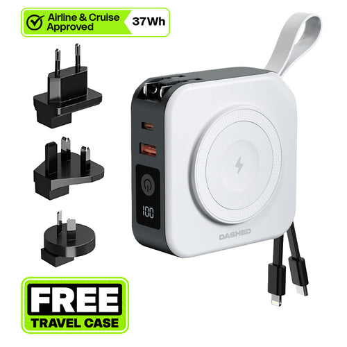 Dashed TravelPod® | 5-in-1 Universal Powerpack Travel Charger